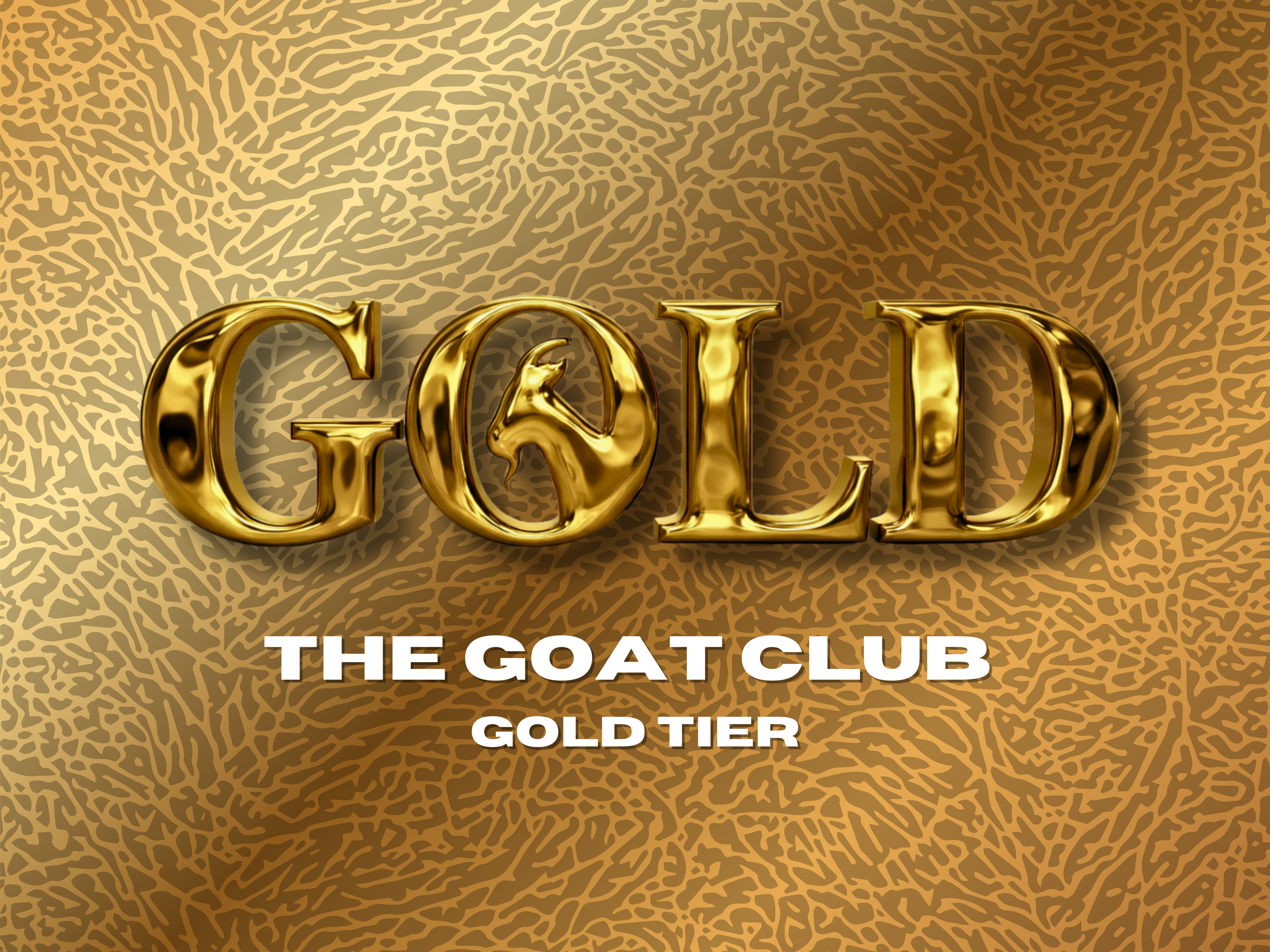 THE GOAT CLUB - GOLD TIER – GOATED GOLF